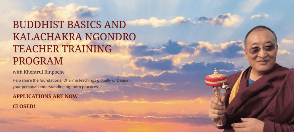 Jonang Kalachakra Ngondro teacher training | Dzokden