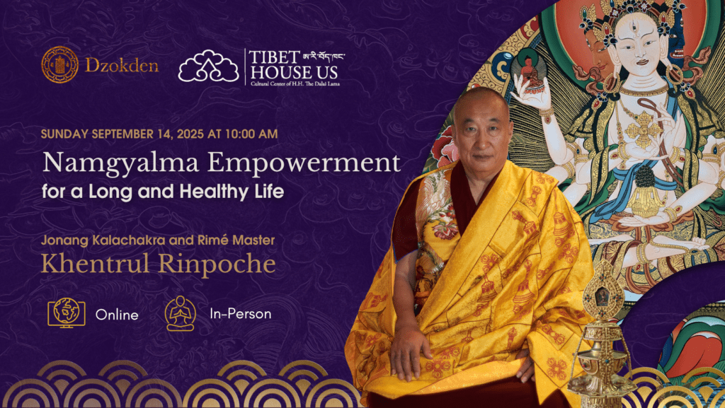 Long and Healthy Life: Namgyalma Empowerment and Practices | Dzokden