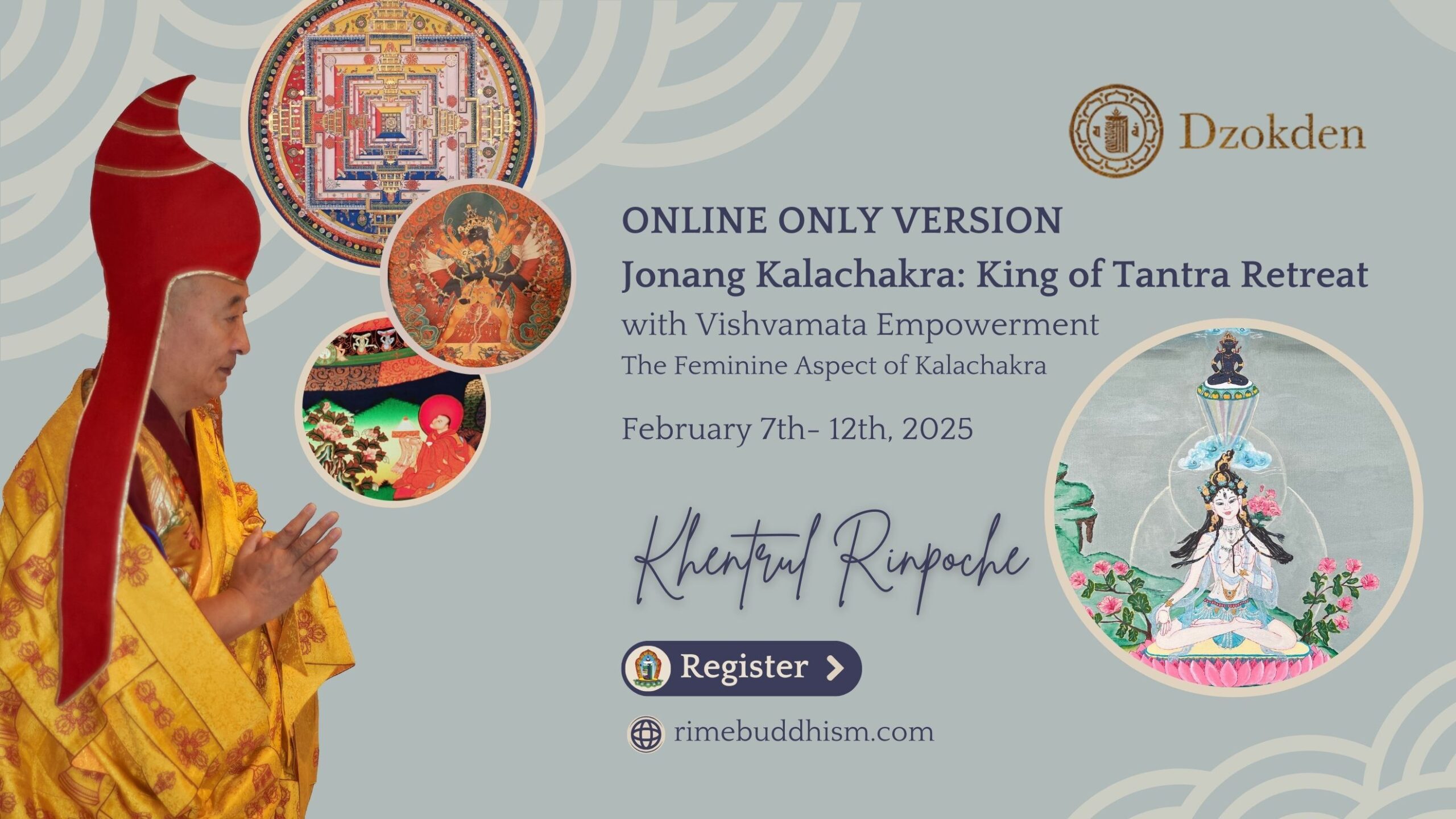 Jonang Kalachakra King of Tantra Retreat | Dzokden