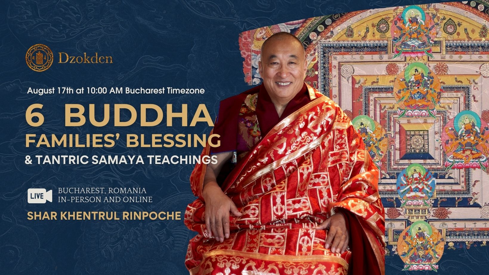 Understand Tantric Samaya: 6 Buddha Families of Kalachakra Blessing | Dzokden