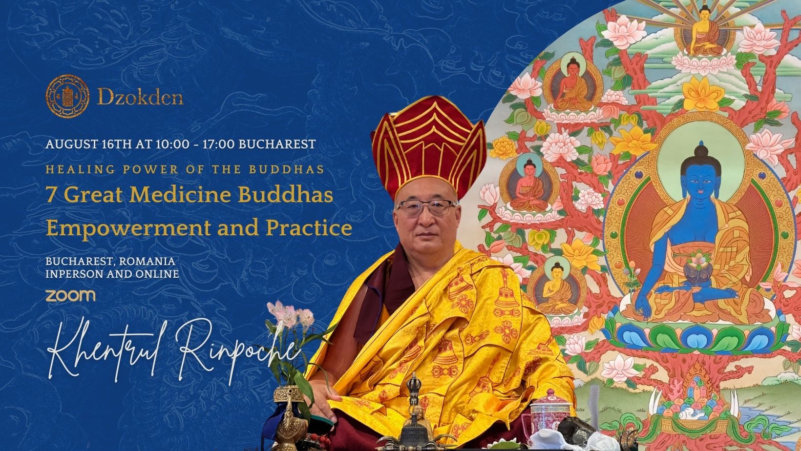 Healing with the Power of the 7 Medicine Buddha Empowerment | Dzokden